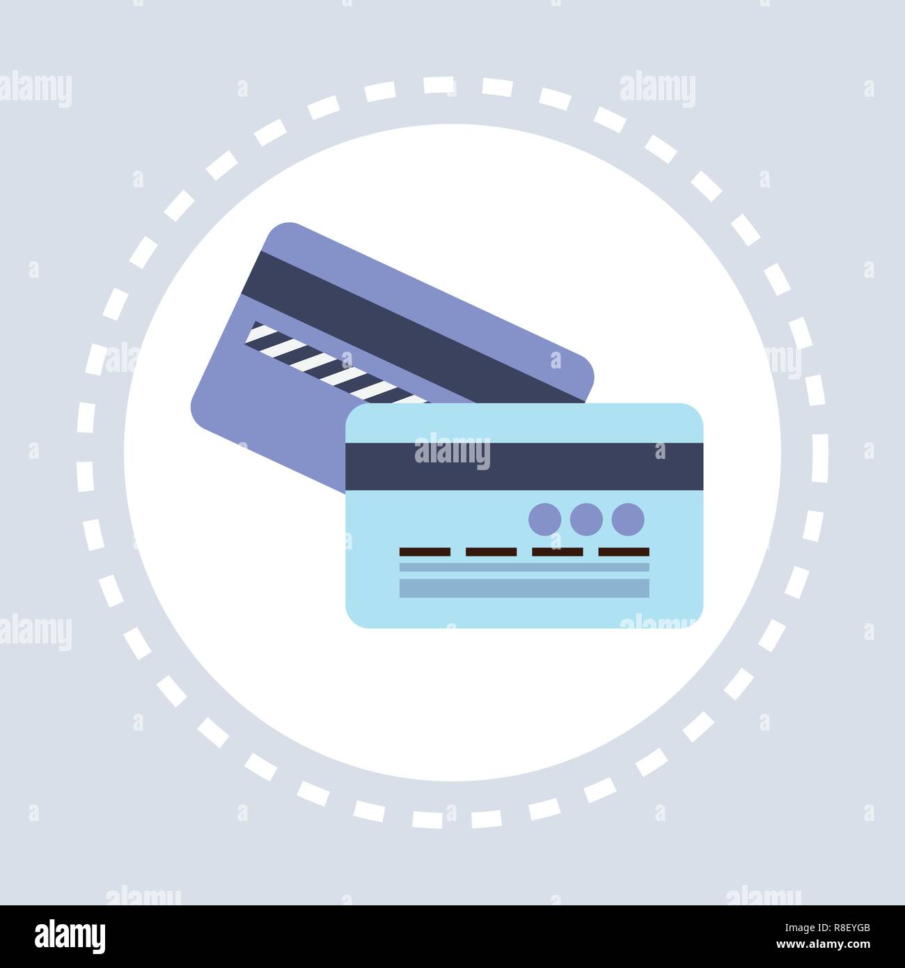 banking credit card electronic money concept flat Stock Vector Image ...