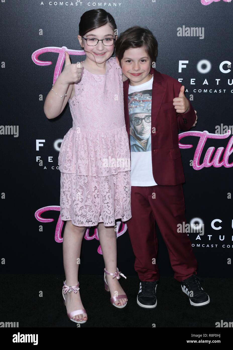 LOS ANGELES, CA, USA - APRIL 18: Lia Frankland, Asher Miles Fallica at ...