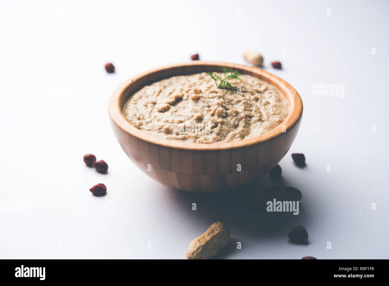 Healthy Peanut chutney made using Groundnut / Shengdana or mungfali ...