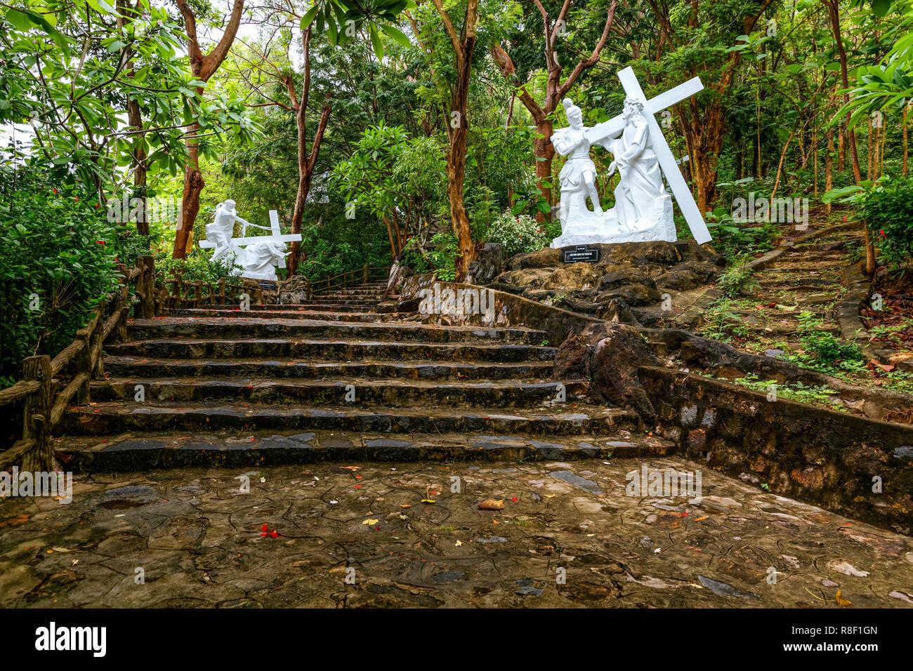 Tau cross catholic church hi-res stock photography and images - Alamy