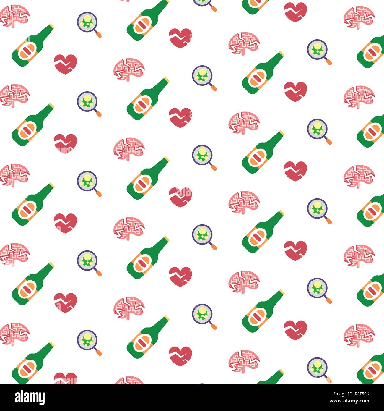 headache migraine logo human brain cracks red heartbreak broken heart ...