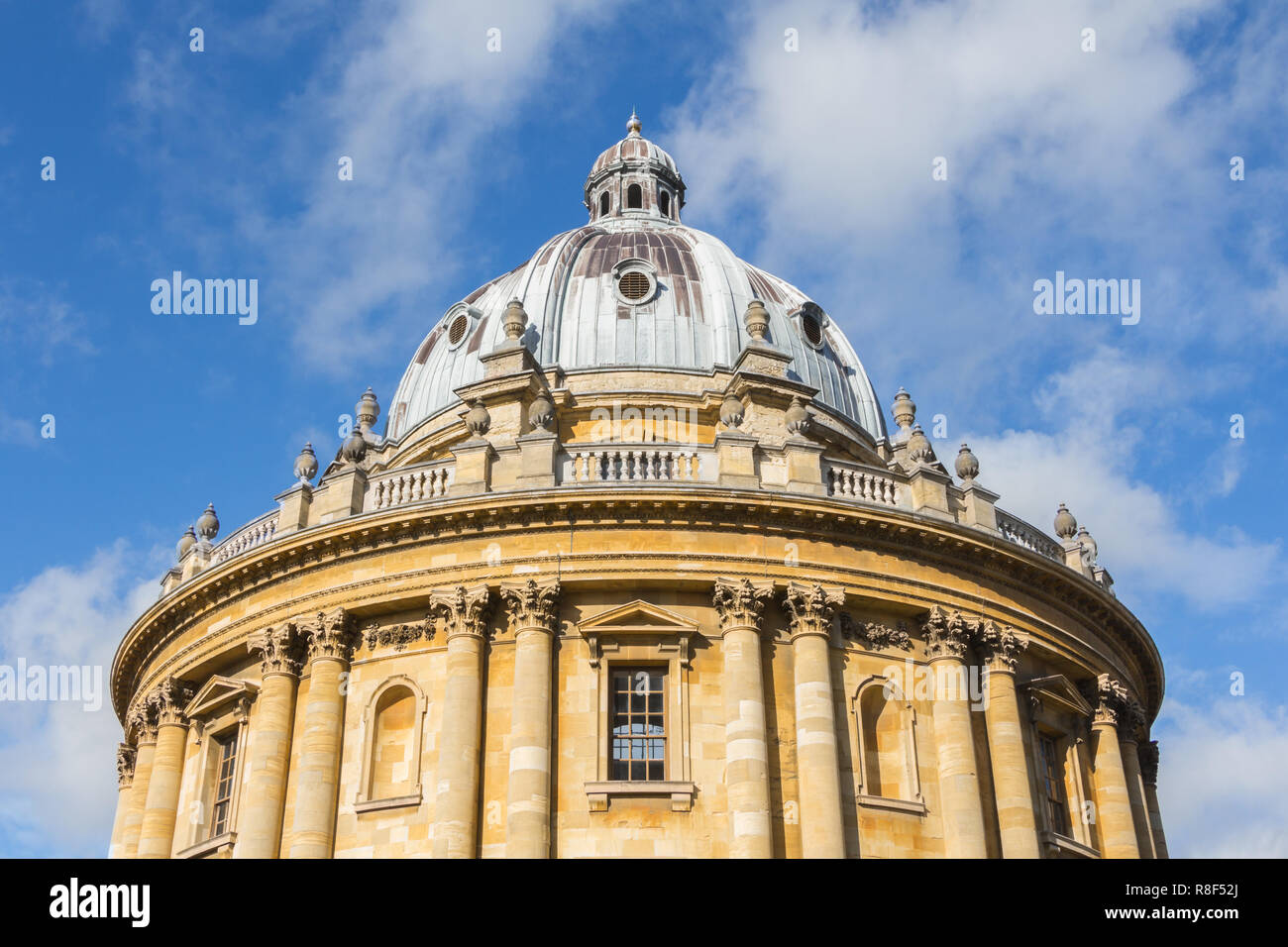 Radcliffe Science Library in the ancient center of Oxford, England, UK ...
