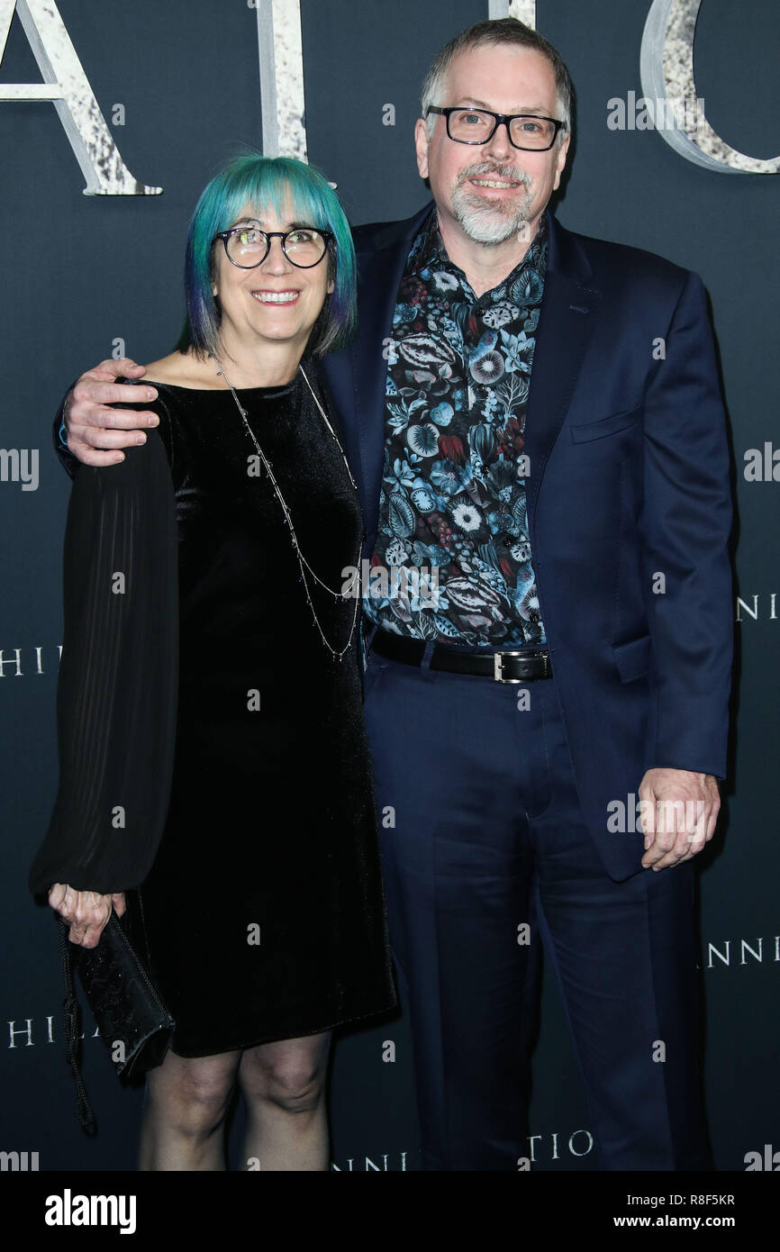 WESTWOOD, LOS ANGELES, CA, USA - FEBRUARY 13: Ann VanderMeer, Jeff ...