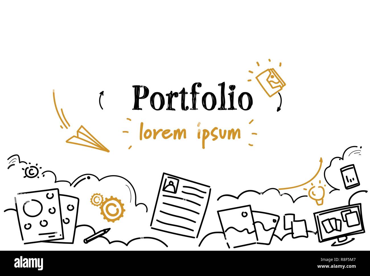 Professional Portfolio Cover Page Design