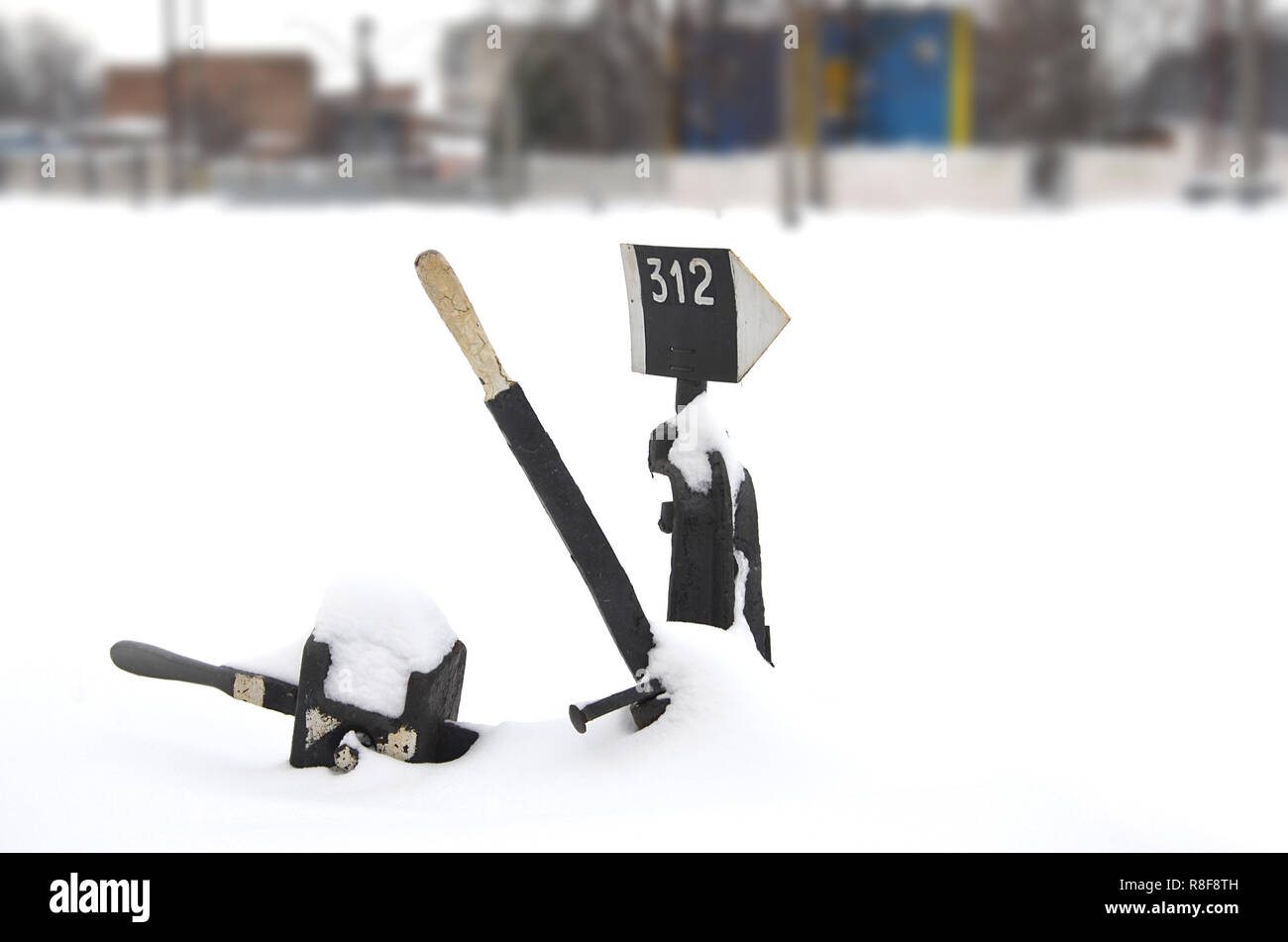 Points lever on railway hi-res stock photography and images - Alamy