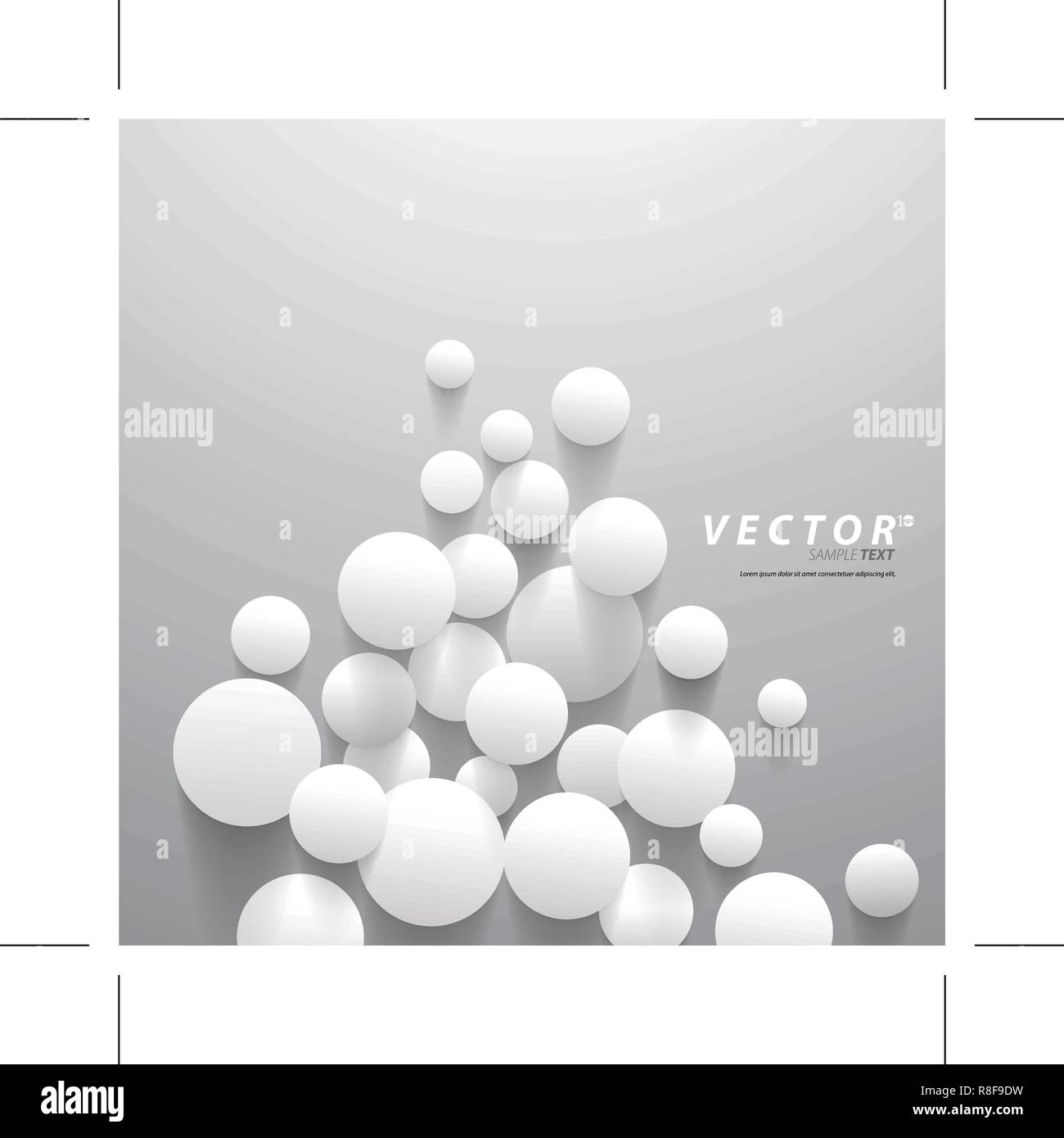 Snow background design Cut Out Stock Images & Pictures - Alamy