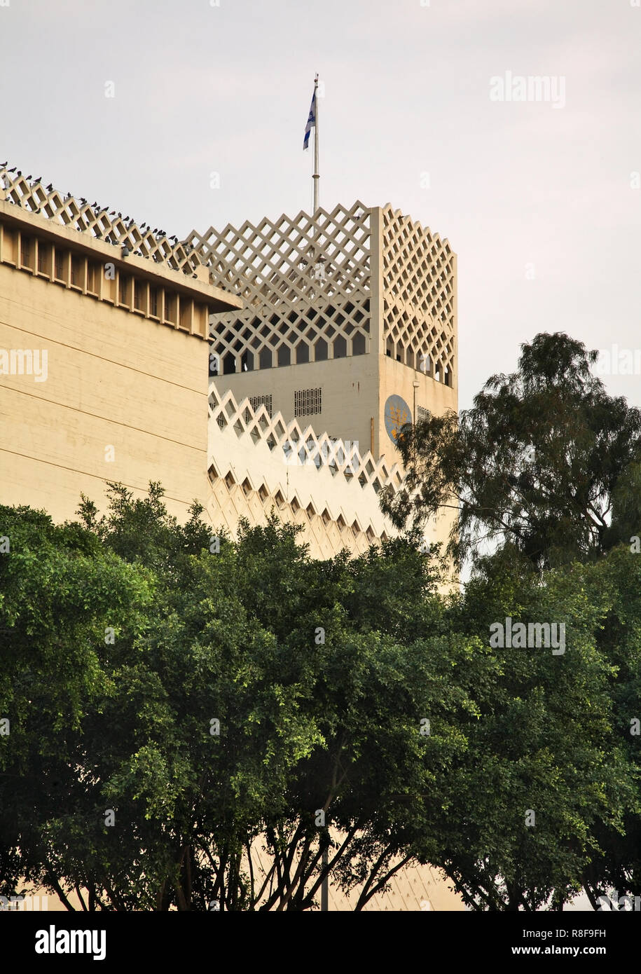 Grain Silo Dagon in Haifa. Israel Stock Photo - Alamy