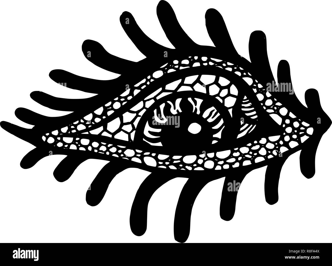 Ornamental drawings of eyes Stock Vector Image & Art - Alamy