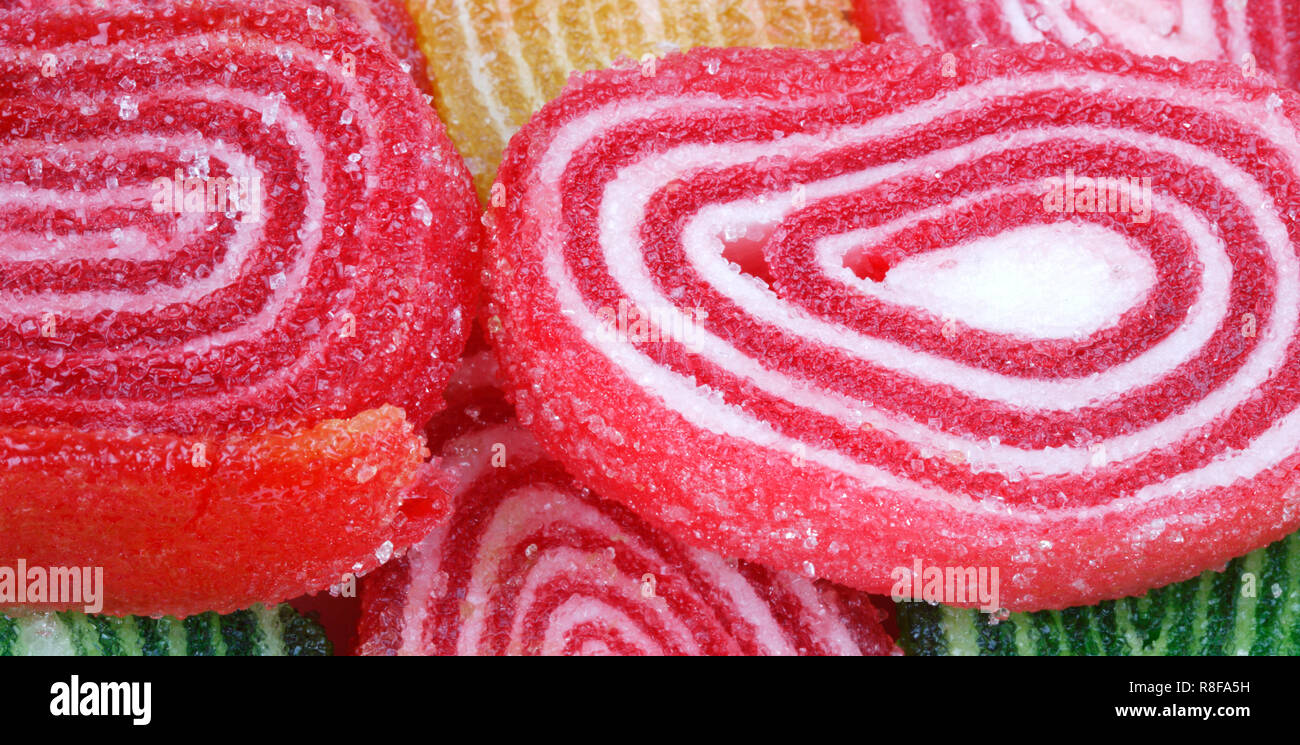 Multicolor Fruit Jelly Stock Photo - Alamy