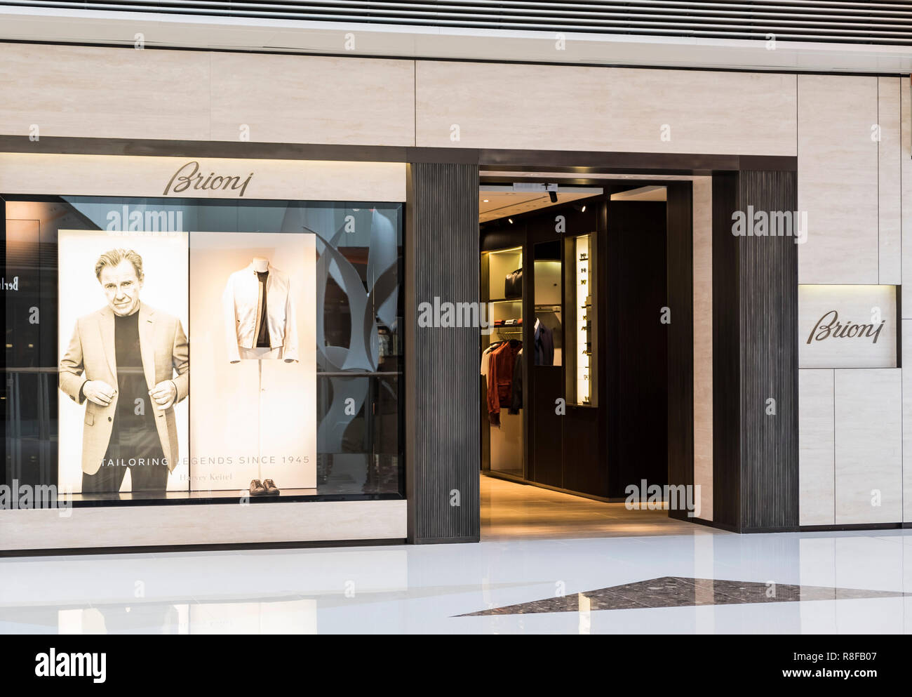 Hong Kong, April 7, 2019: Brioni store in Hong Kong Stock Photo - Alamy