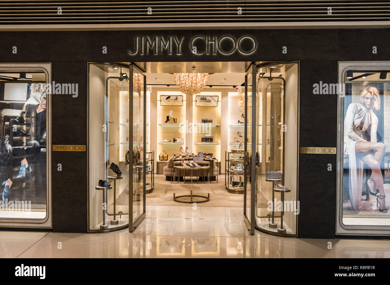 Hong Kong, April 7, 2019: Jimmy Choo store in Hong Kong Stock Photo - Alamy