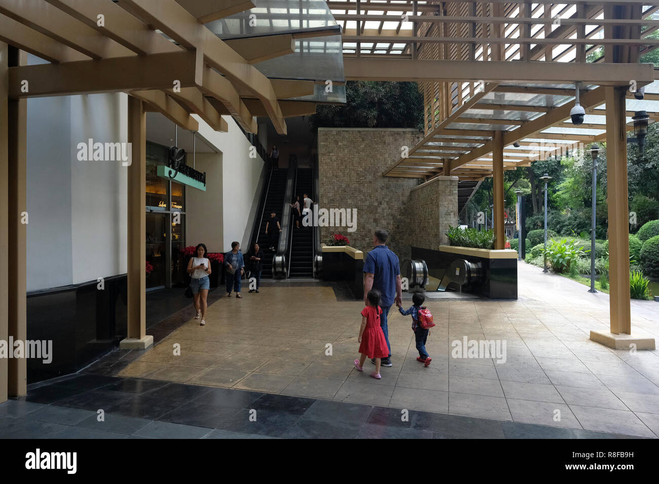 Entrance to Greenbelt, also known as Ayala Malls Greenbelt, a shopping ...