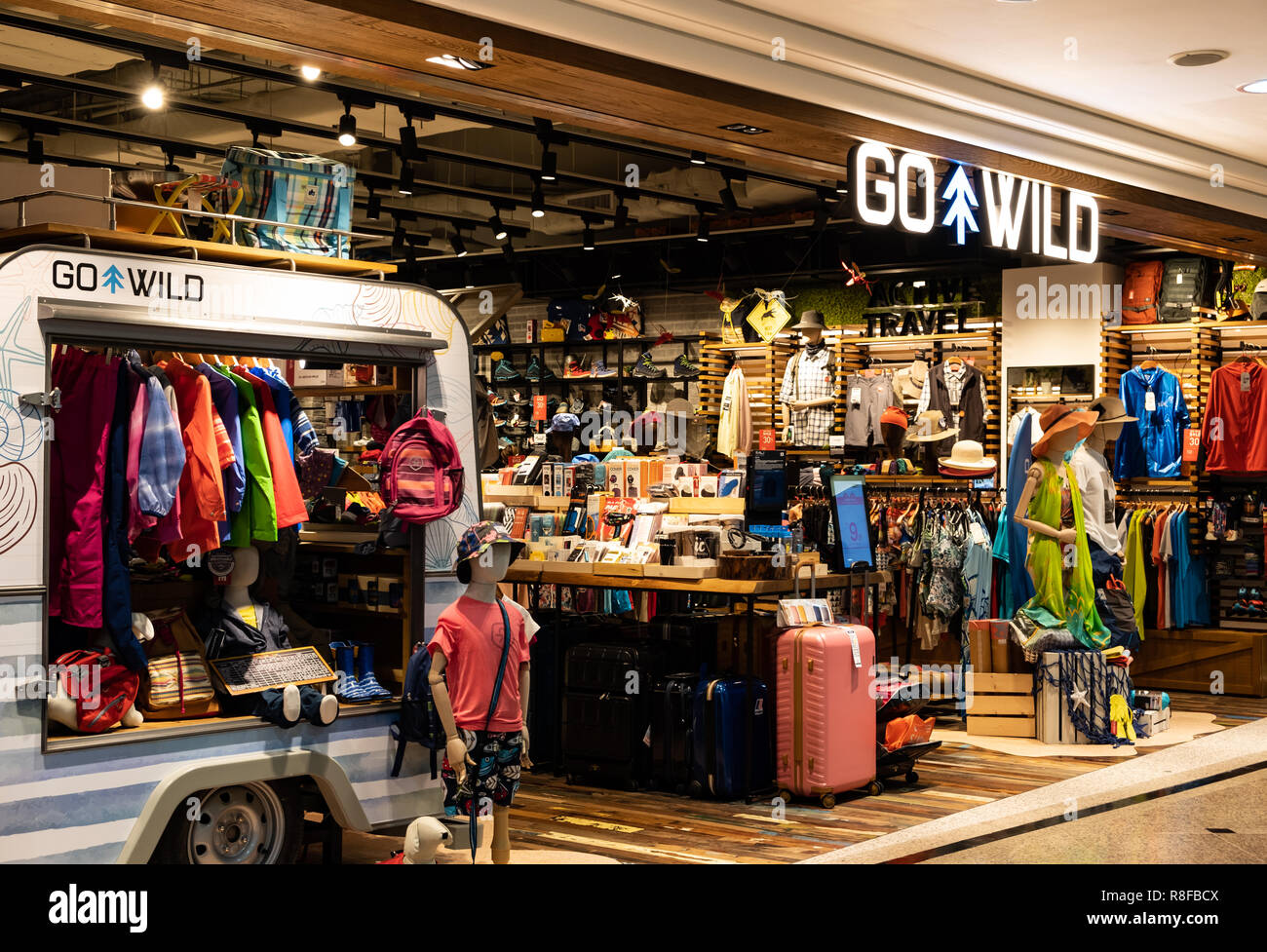 Hong Kong, April 7, 2019: Go Wild store in Hong Kong Stock Photo - Alamy