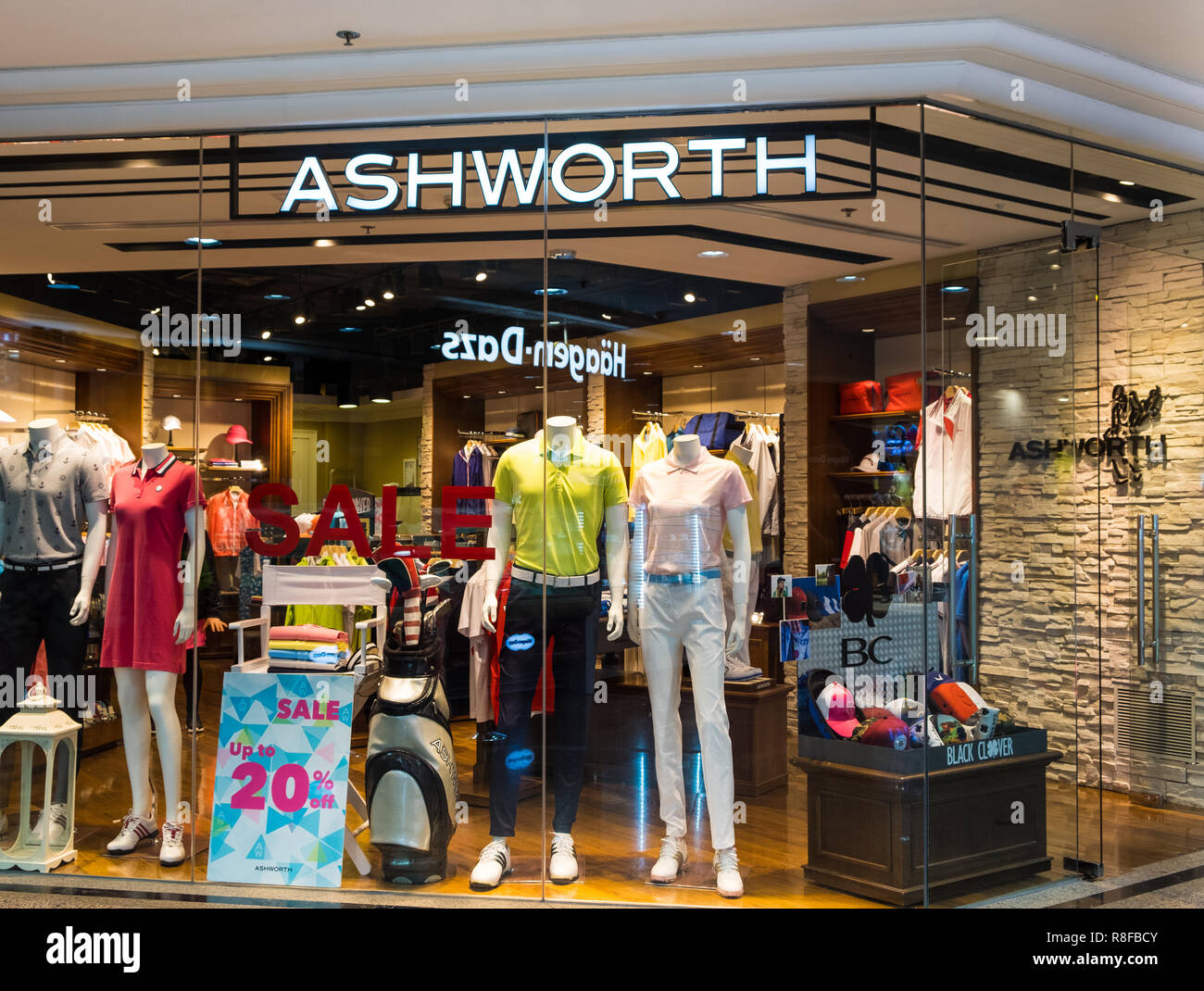 Hong Kong, April 7, 2019: Ashworth store in Hong Kong Stock Photo - Alamy