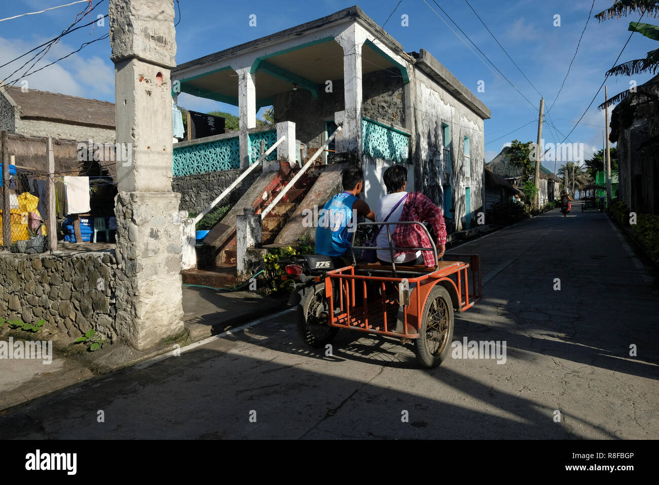 Street scene in Savidug Barrio located in Sabtang the southernmost ...