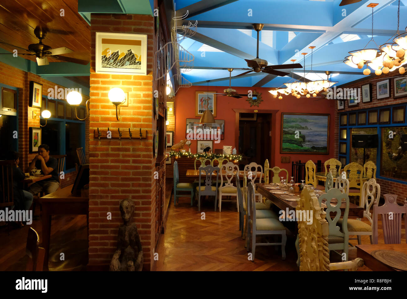 Interior of Cafe du Tukon at Fundacion Pacita built as a home studio ...