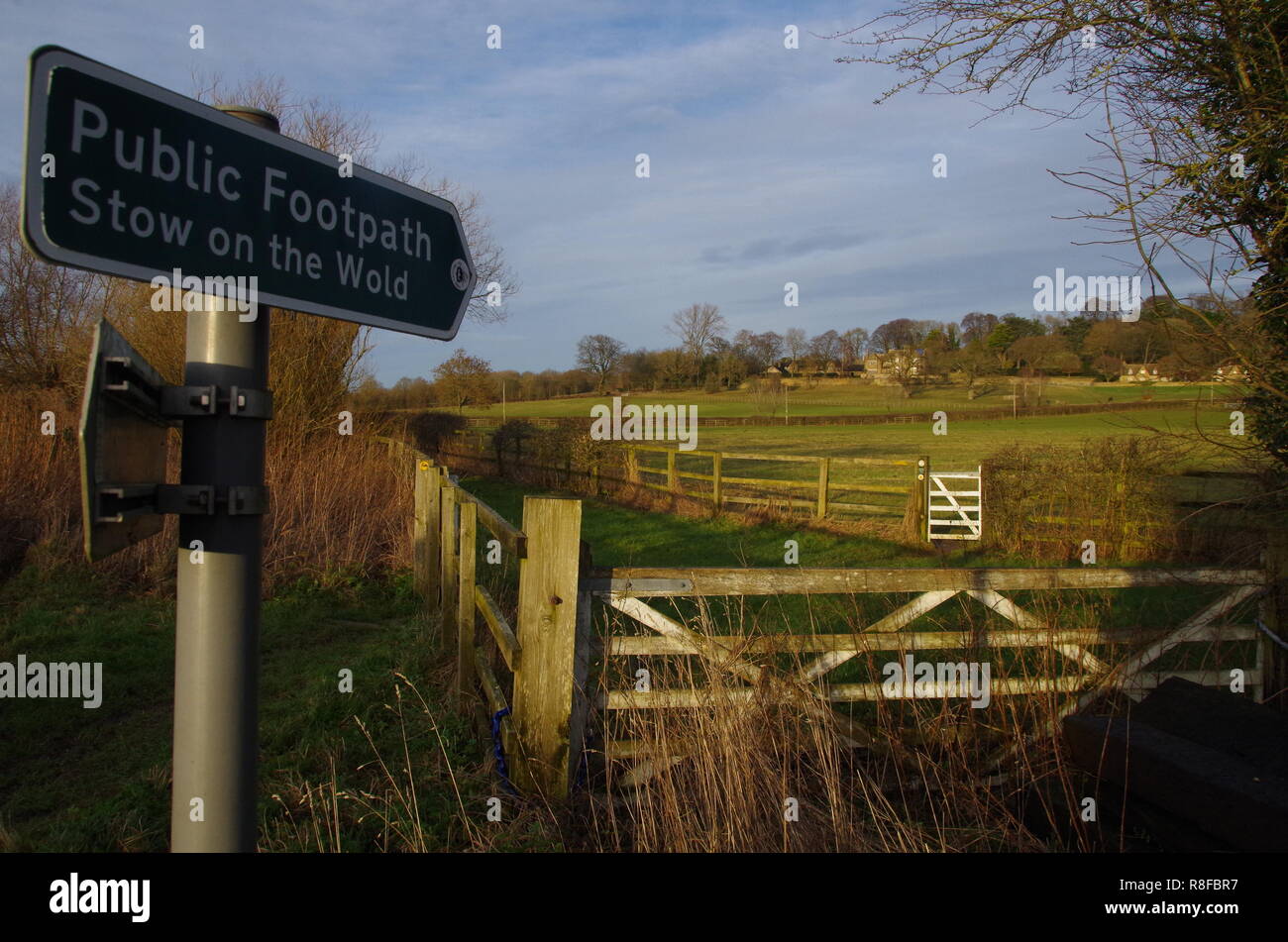 The Macmillan Way. Long-distance trail. Gloucestershire. Cotswolds ...