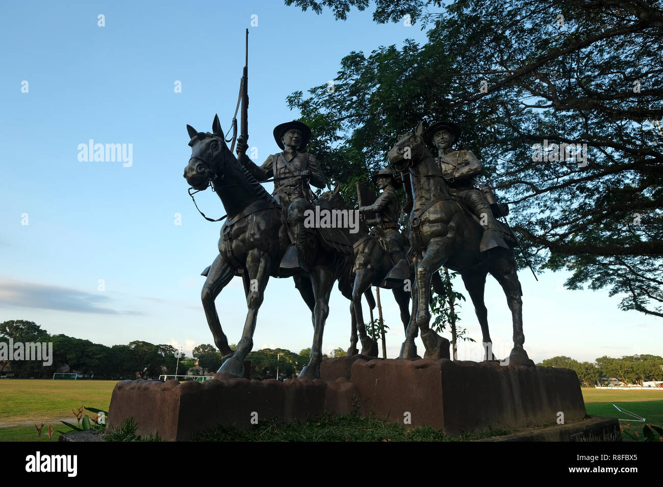 A monument in honor of U.S Colonel John Miller Stotsenburg and his ...