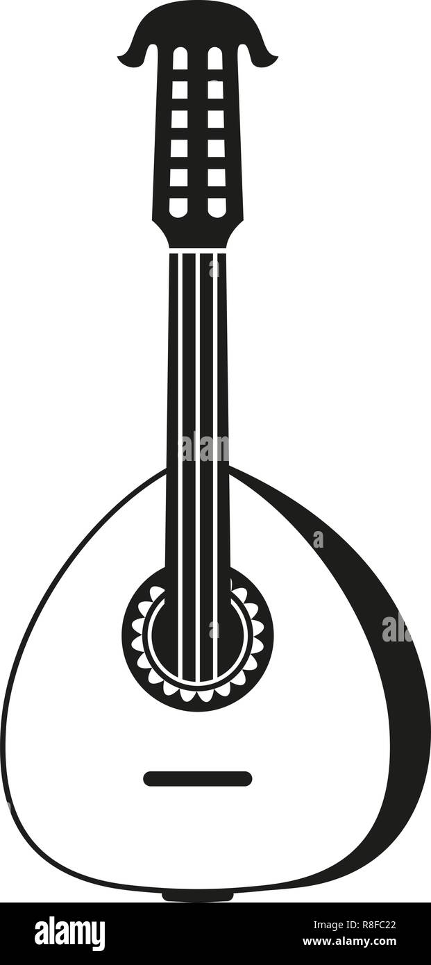 Lute icon Stock Vector Images - Alamy