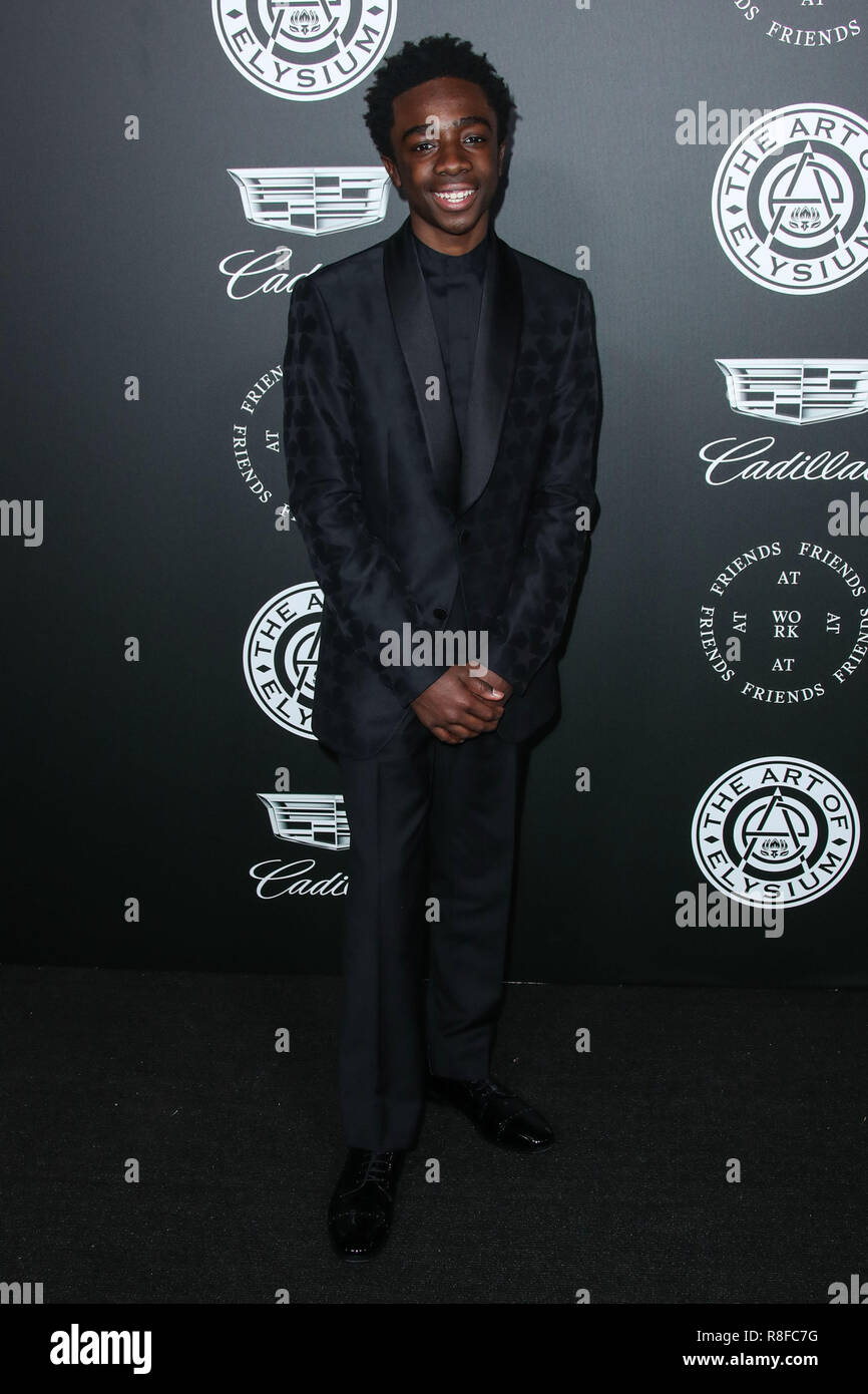 SANTA MONICA, LOS ANGELES, CA, USA - JANUARY 06: Caleb McLaughlin at ...