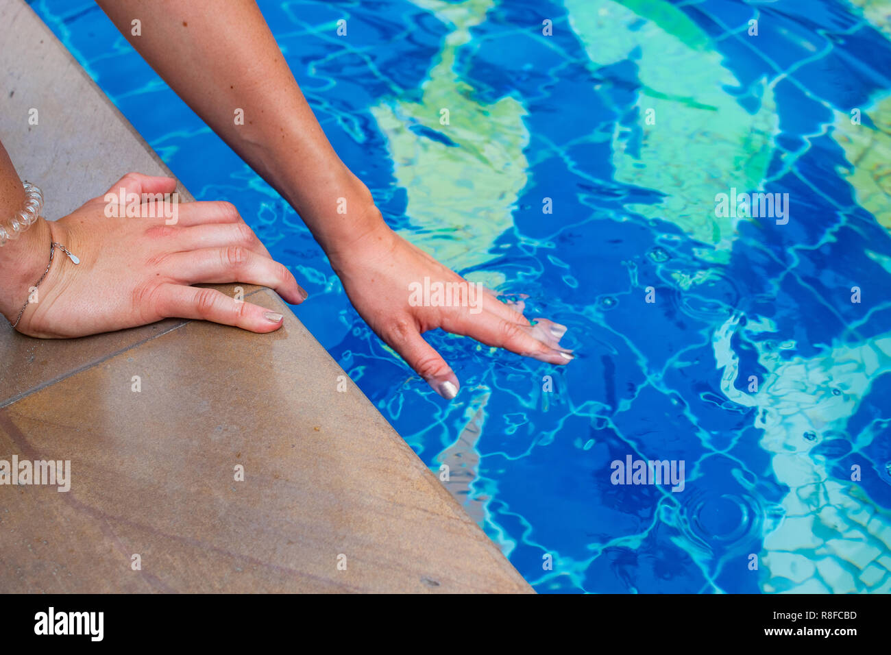 Woman Swimming With Dolphin High Resolution Stock Photography and ...