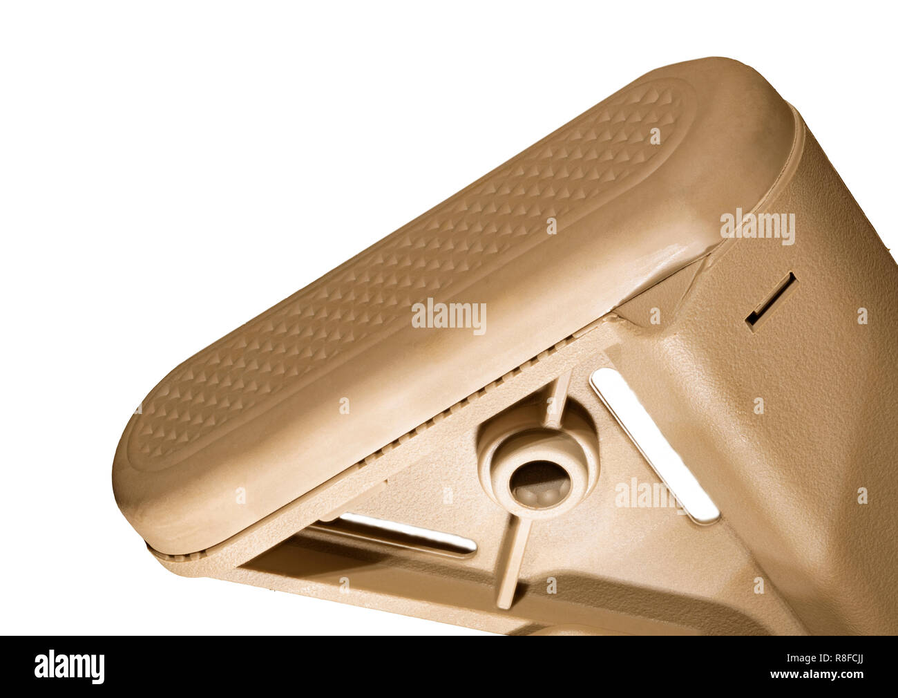 Recoil pad for an AR-15 that is isolated on a white background Stock ...