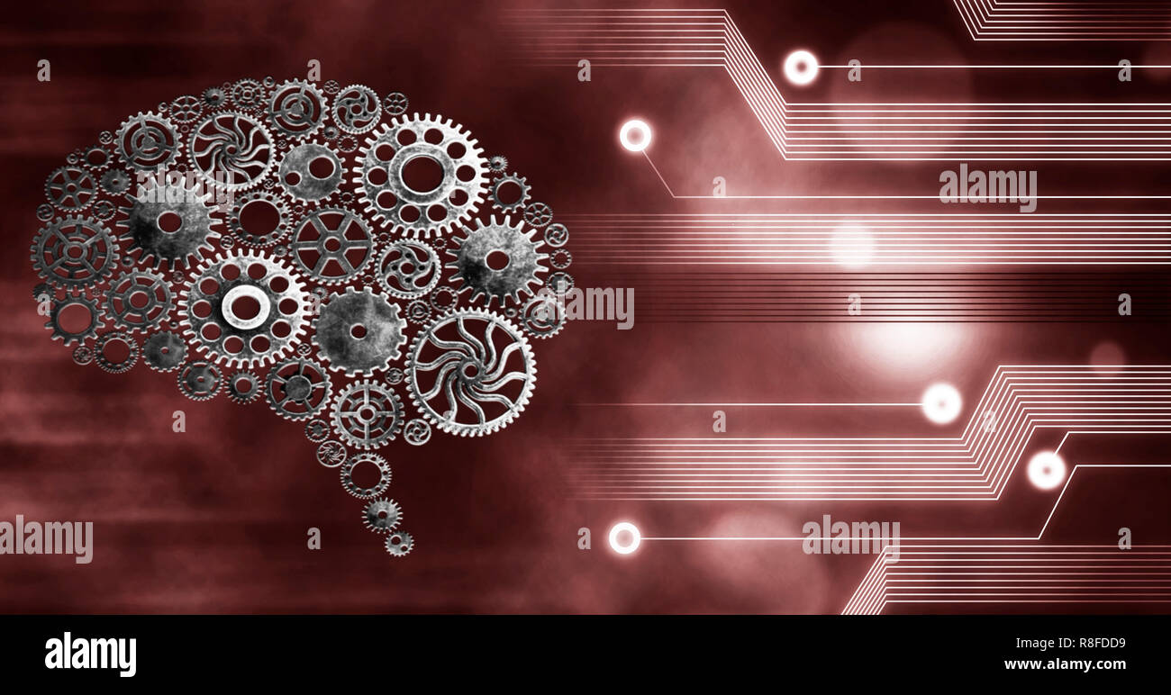 Brain build out of cogs Innovation with ideas and concepts,Training ...