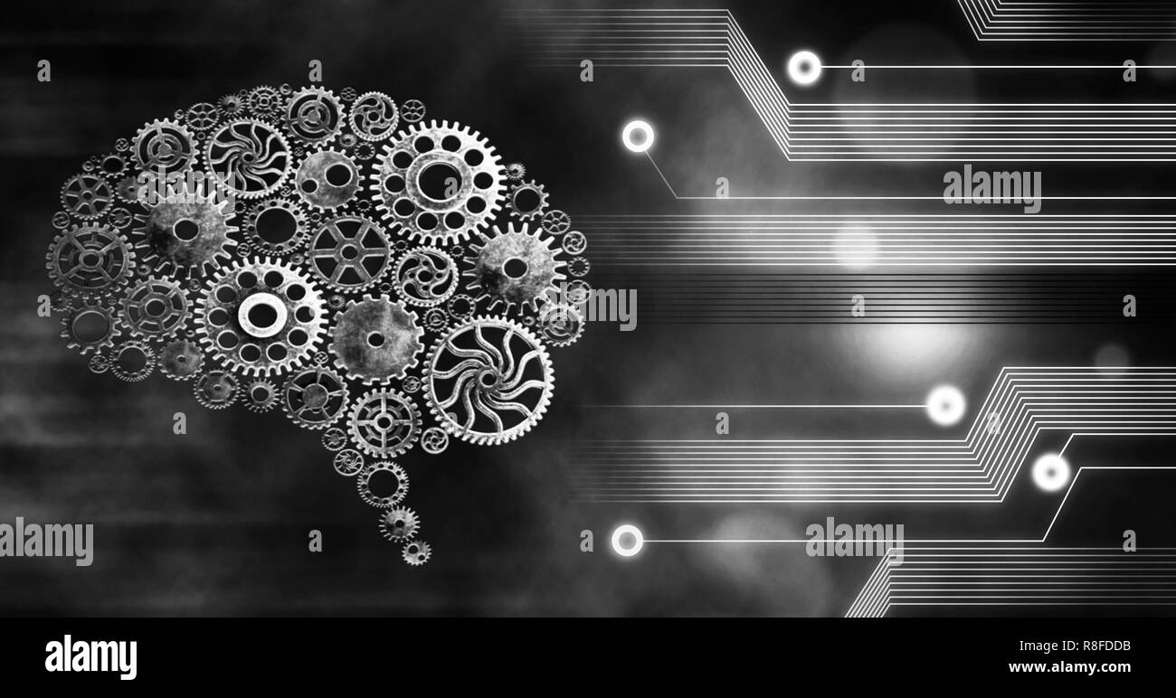 Brain build out of cogs Innovation with ideas and concepts,Training ...