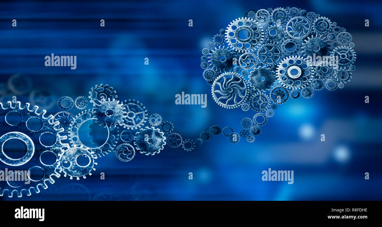 Brain build out of cogs Innovation with ideas and concepts,Training ...