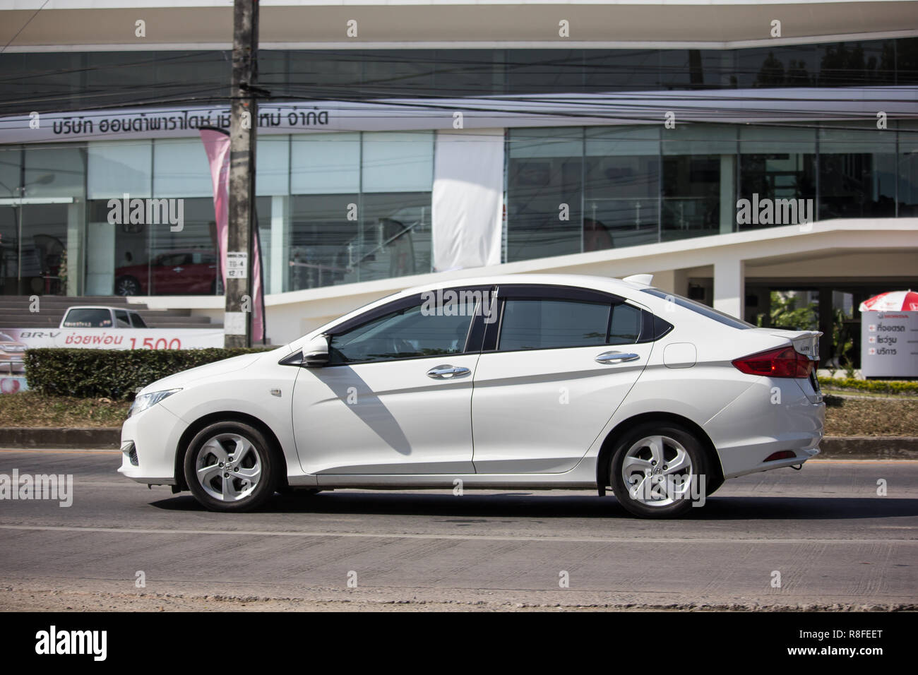 Chiangmai, Thailand - December 4 2018: Private Honda City Compact car ...