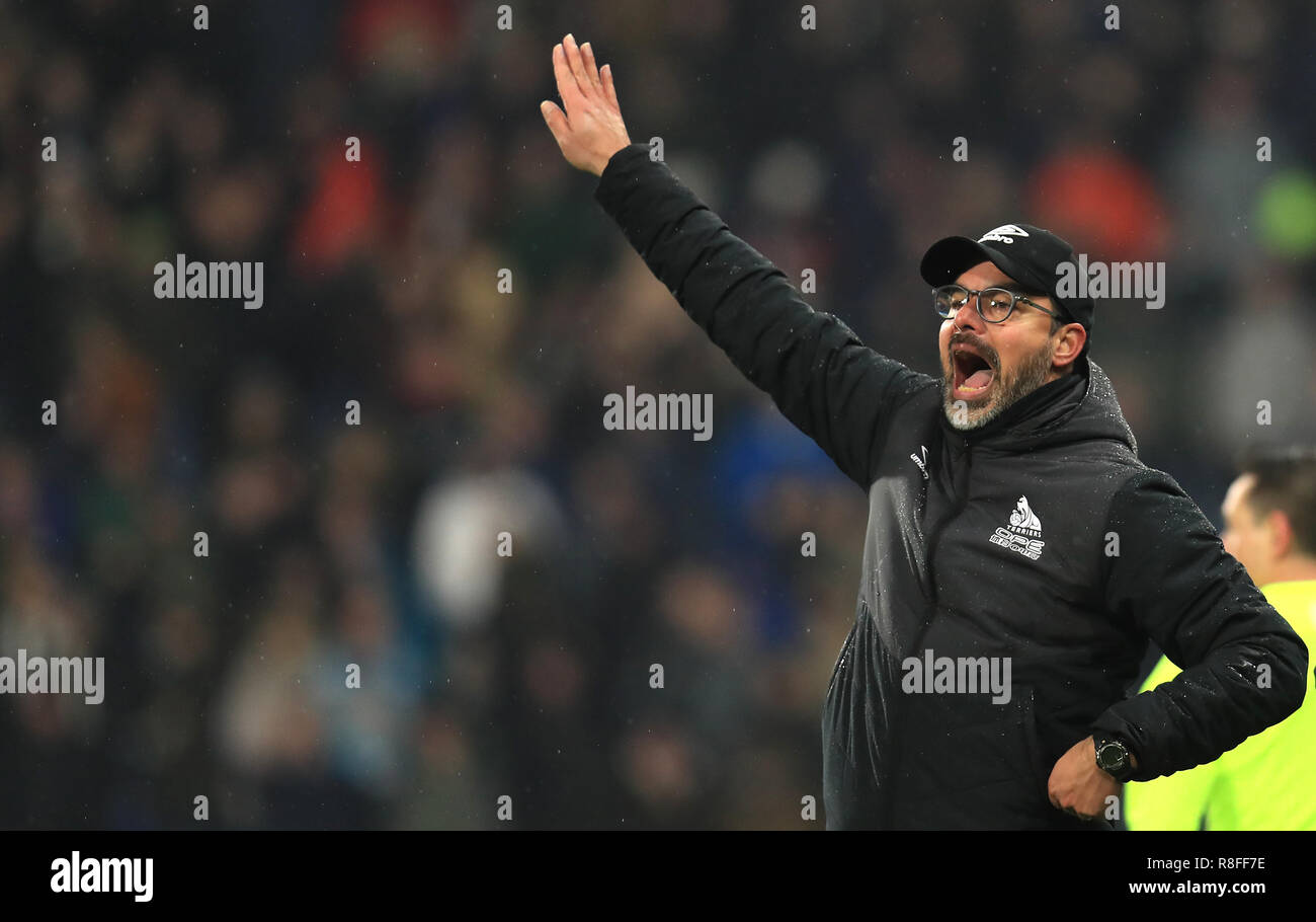 Huddersfield Town manager David Wagner during the Premier League match ...