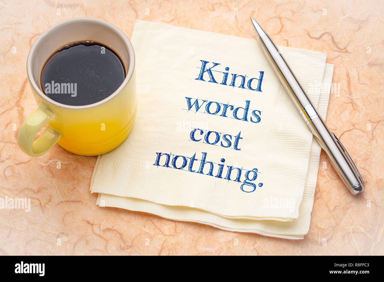 Kind words hi-res stock photography and images - Alamy