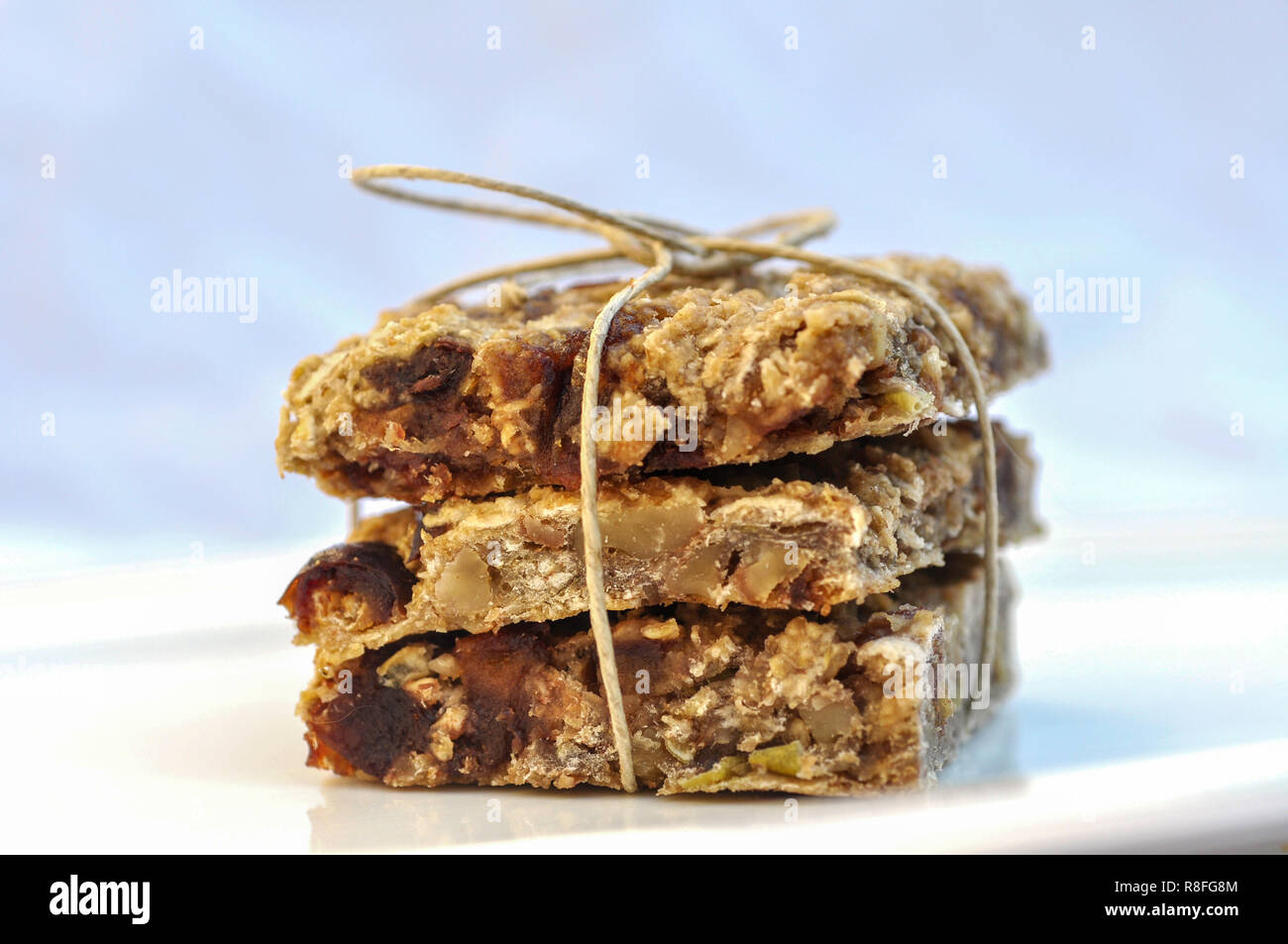 Apple and Date Bars Stock Photo - Alamy