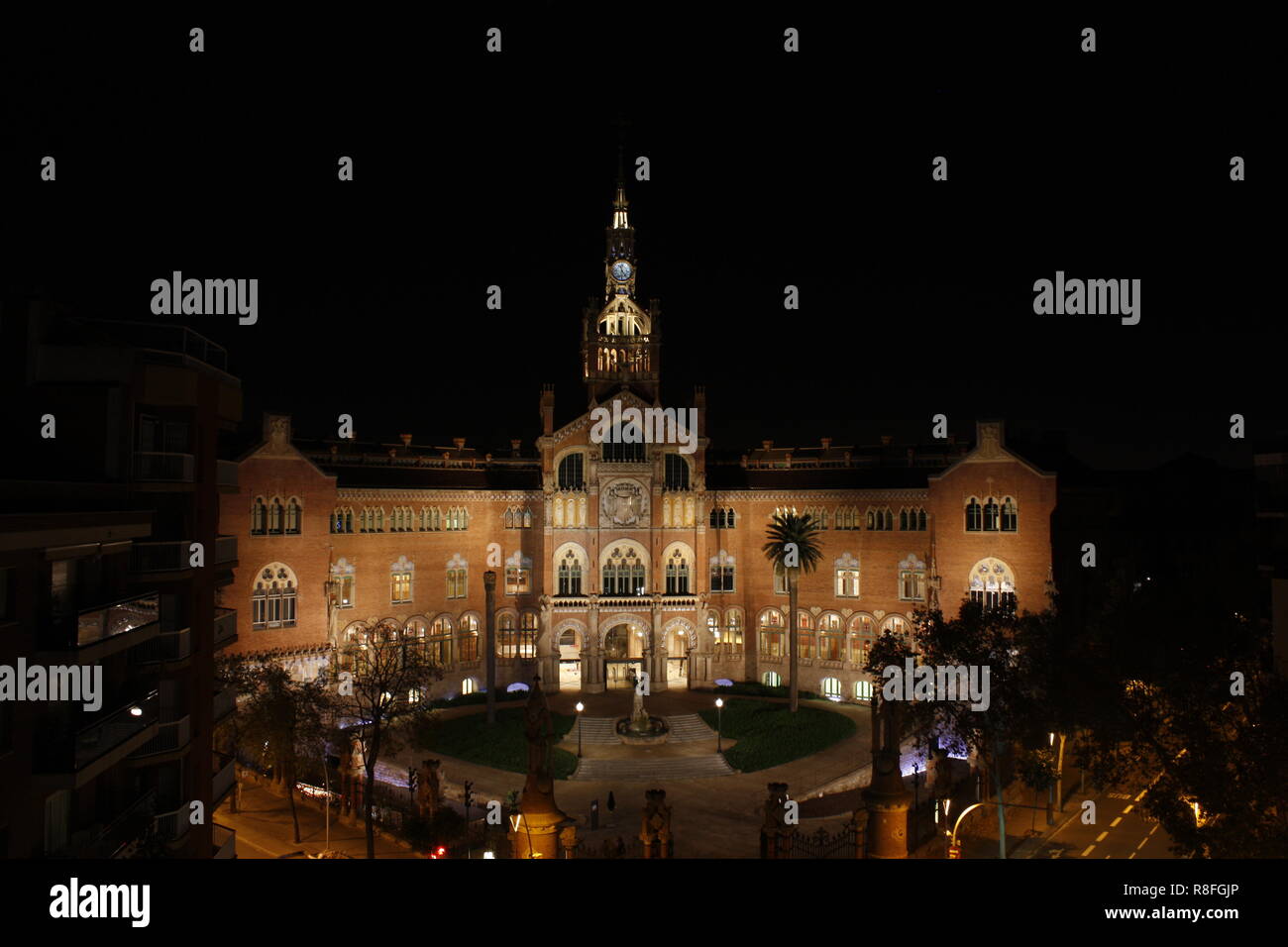 Antoni Gaudí work at Hospital de Sant Pau, Barcelona Stock Photo - Alamy