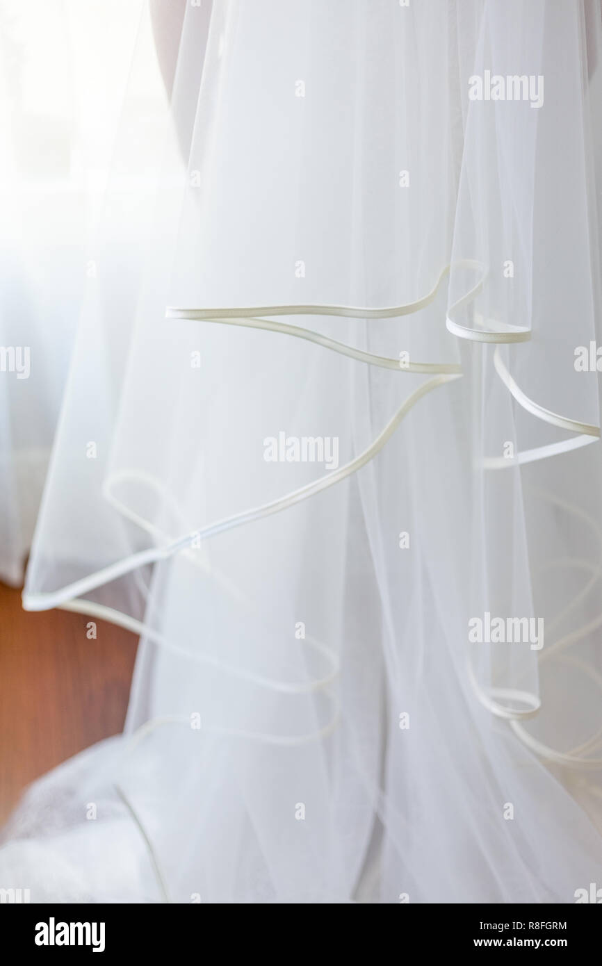 Detail wedding dress veil texture hi-res stock photography and images ...