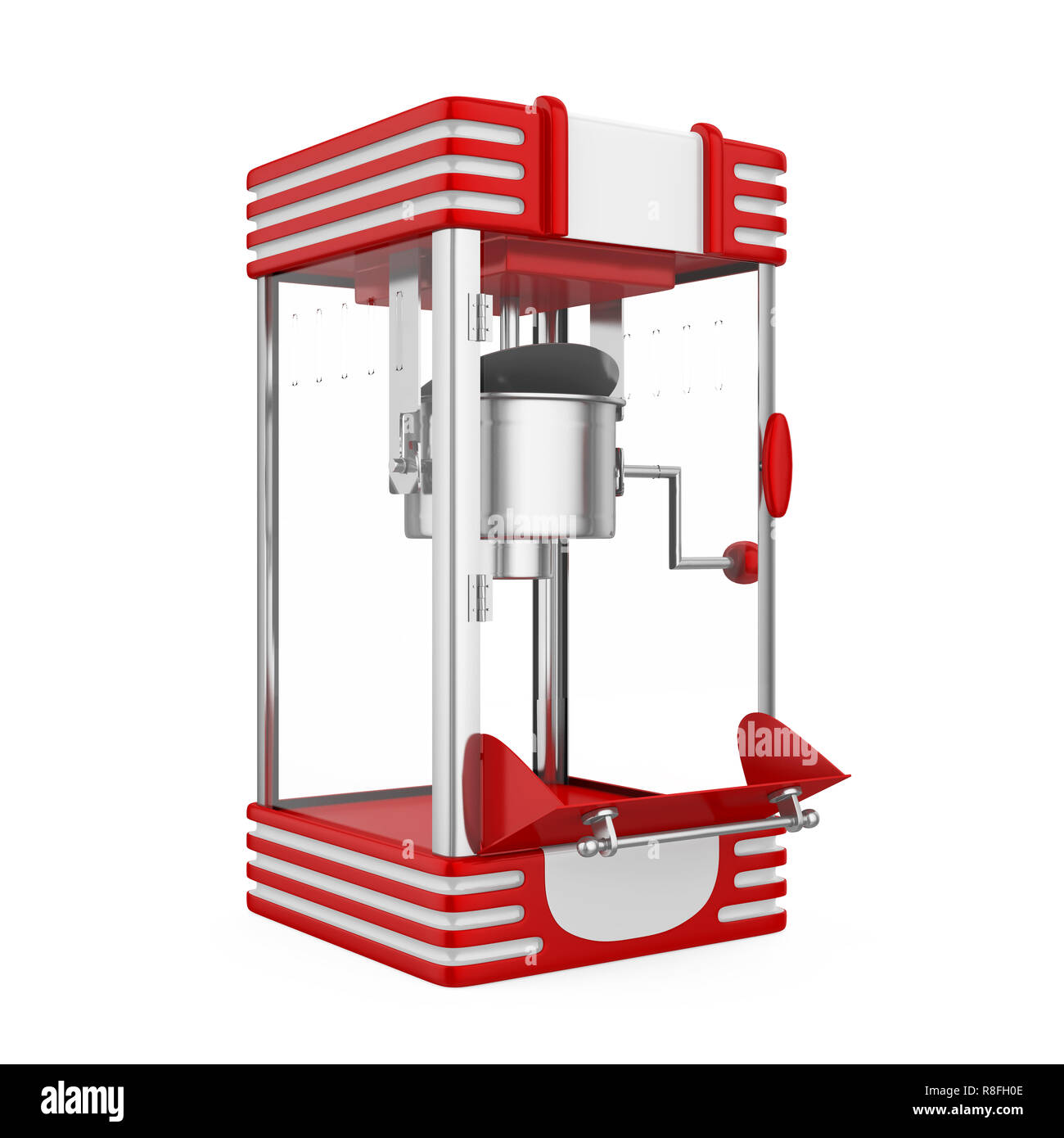 Vintage Popcorn Machine Isolated Stock Photo - Alamy