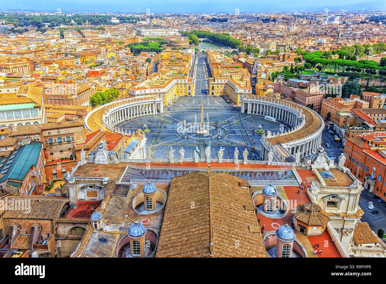 Vatican city aerial view basilica hi-res stock photography and images ...
