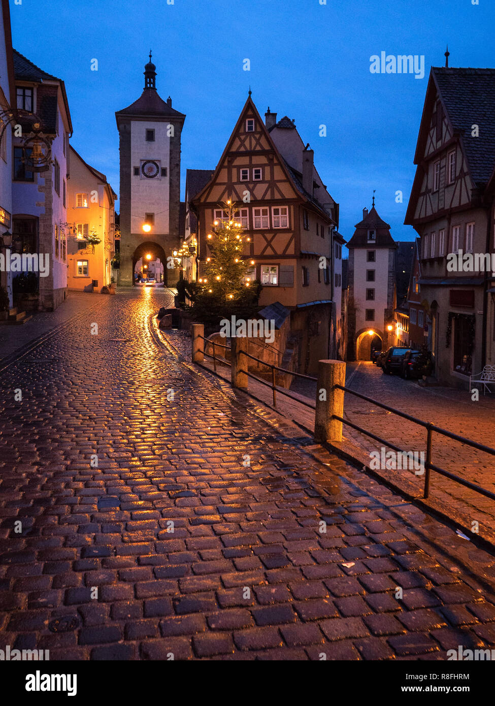 The medieval city Stock Photo - Alamy