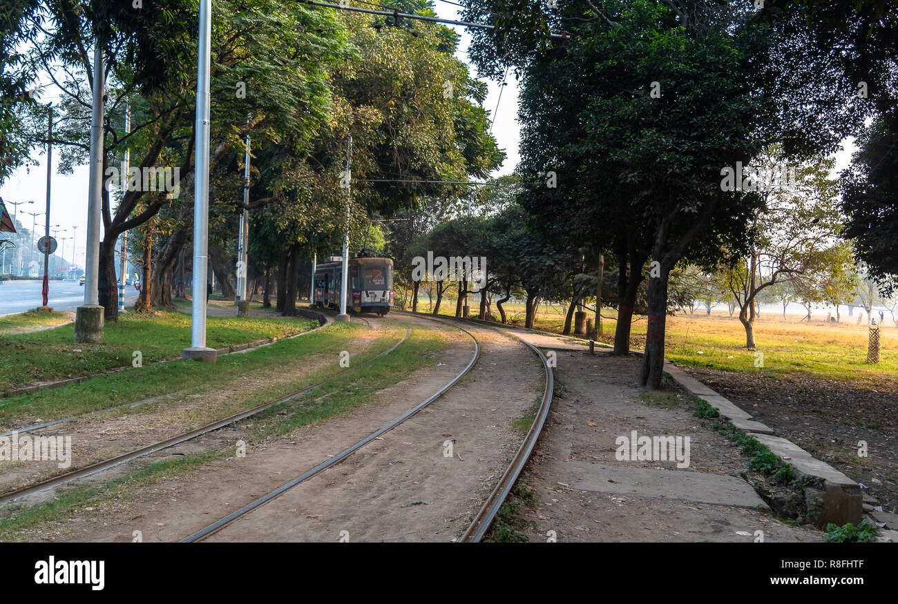 December13,2018.Kolkata,India.Trams in Kolkata is a tram system in the ...