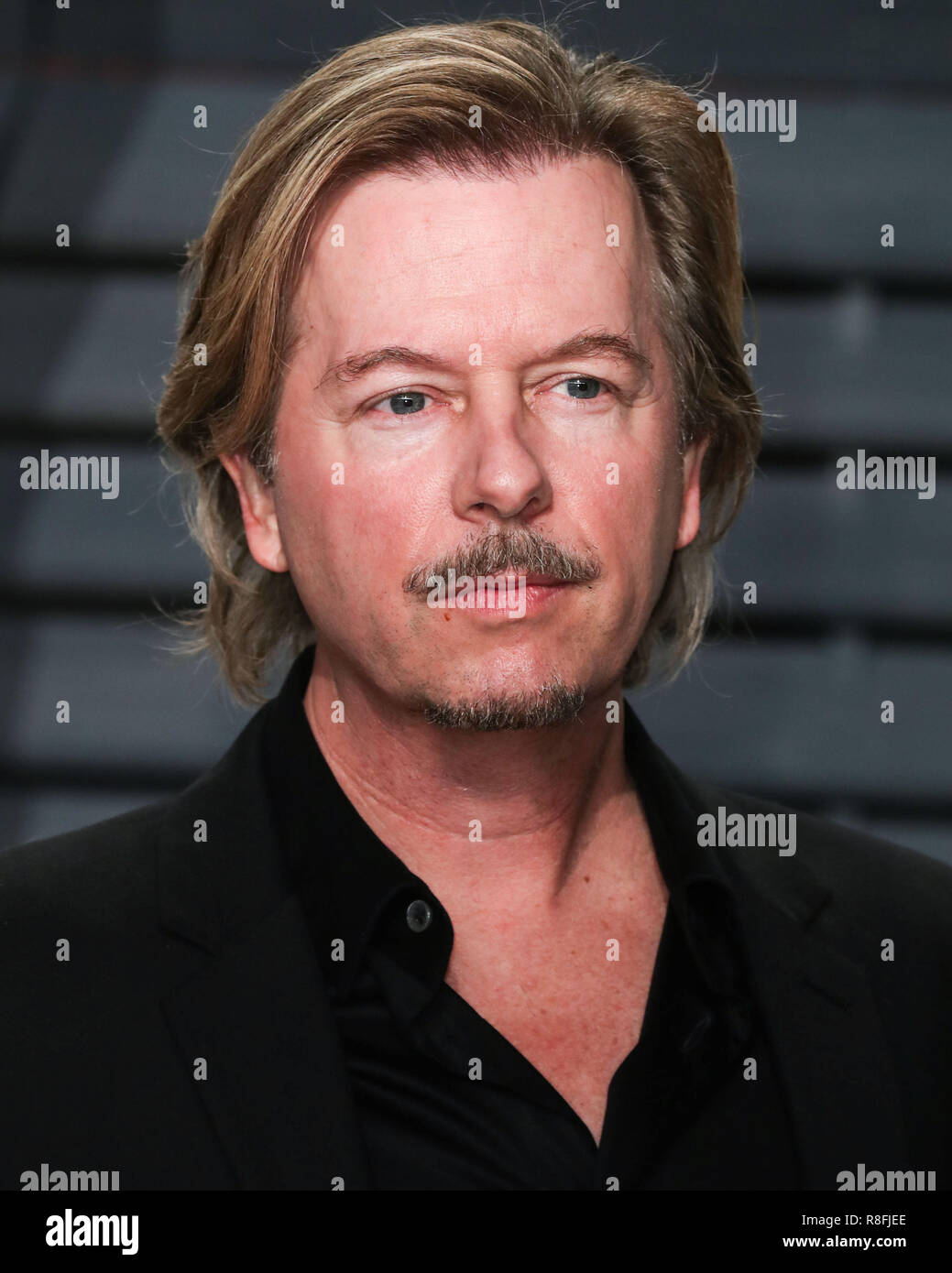 BEVERLY HILLS, LOS ANGELES, CA, USA - FEBRUARY 26: David Spade arrives ...
