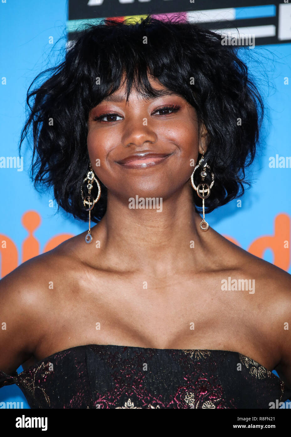 INGLEWOOD, LOS ANGELES, CA, USA - MARCH 24: Reiya Downs at Nickelodeon ...