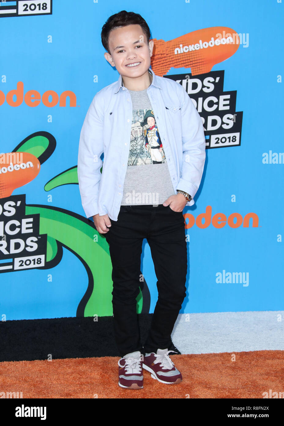 INGLEWOOD, LOS ANGELES, CA, USA - MARCH 24: Sam Humphrey at Nickelodeon ...