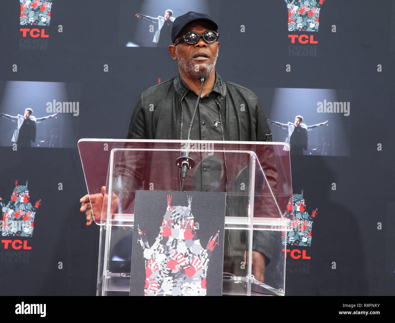 HOLLYWOOD, CA - MARCH 07: Samuel L. Jackson at the Lionel Richie Hand ...