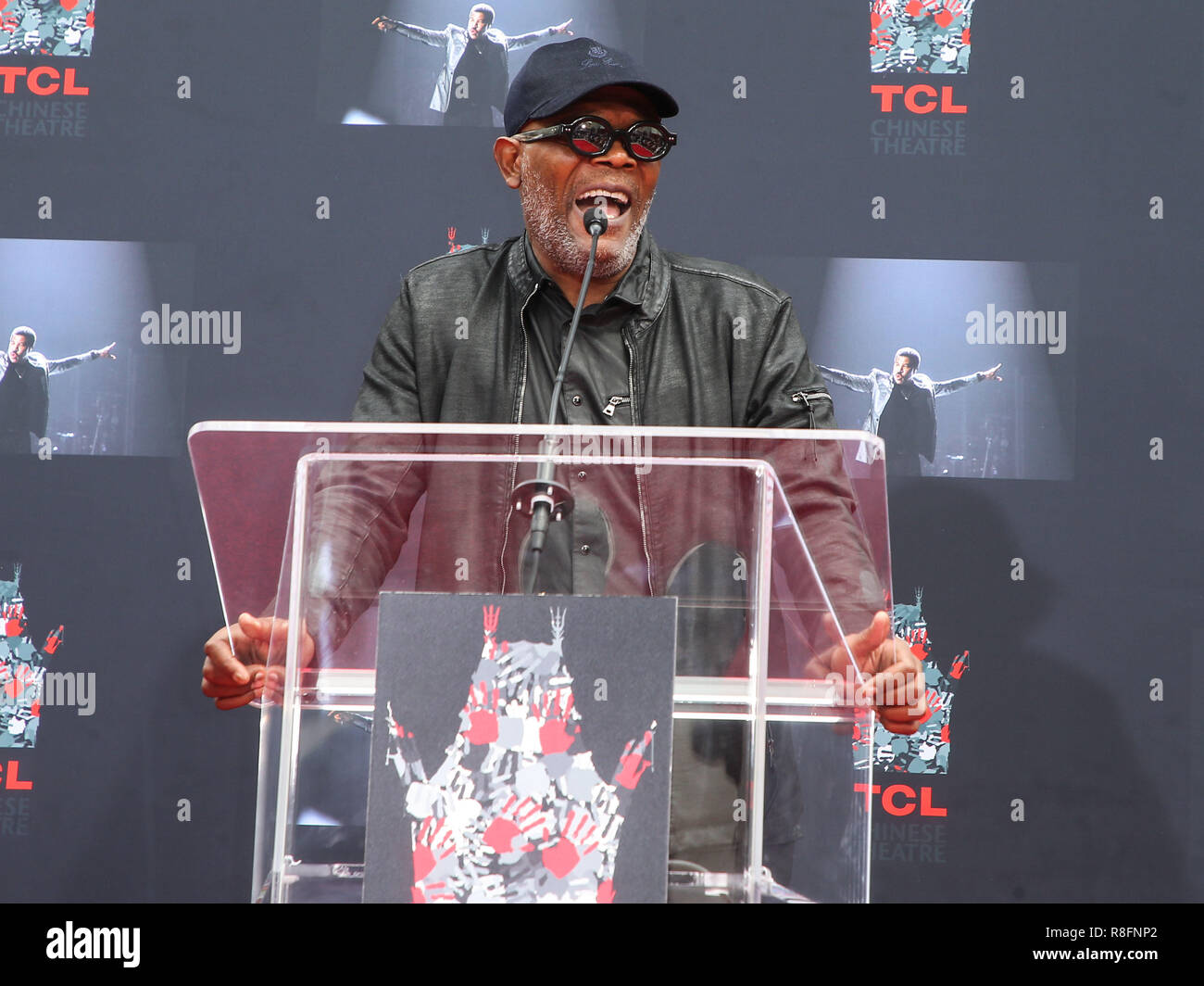 HOLLYWOOD, CA - MARCH 07: Samuel L. Jackson at the Lionel Richie Hand ...