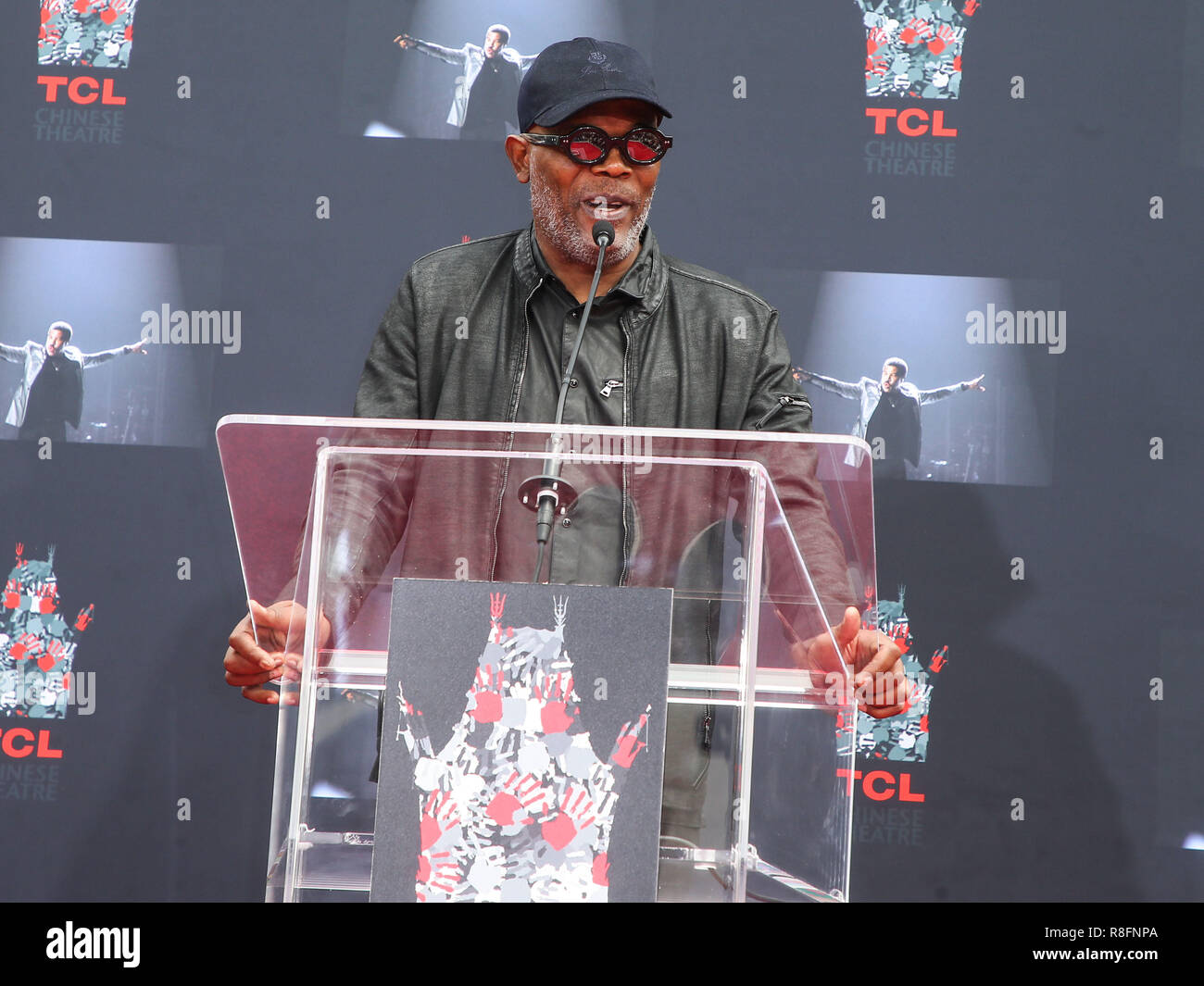 HOLLYWOOD, CA - MARCH 07: Samuel L. Jackson at the Lionel Richie Hand ...
