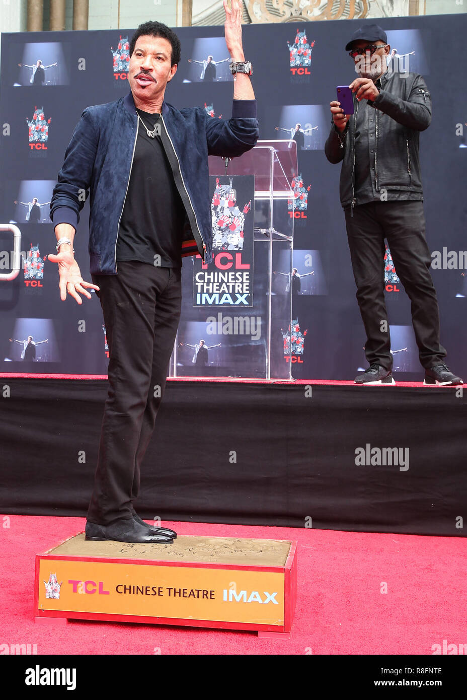 HOLLYWOOD, CA - MARCH 07: Lionel Richie, Samuel L. Jackson at the ...