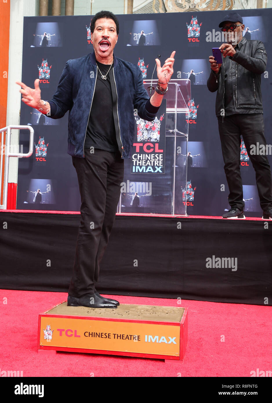 HOLLYWOOD, CA - MARCH 07: Lionel Richie, Samuel L. Jackson at the ...