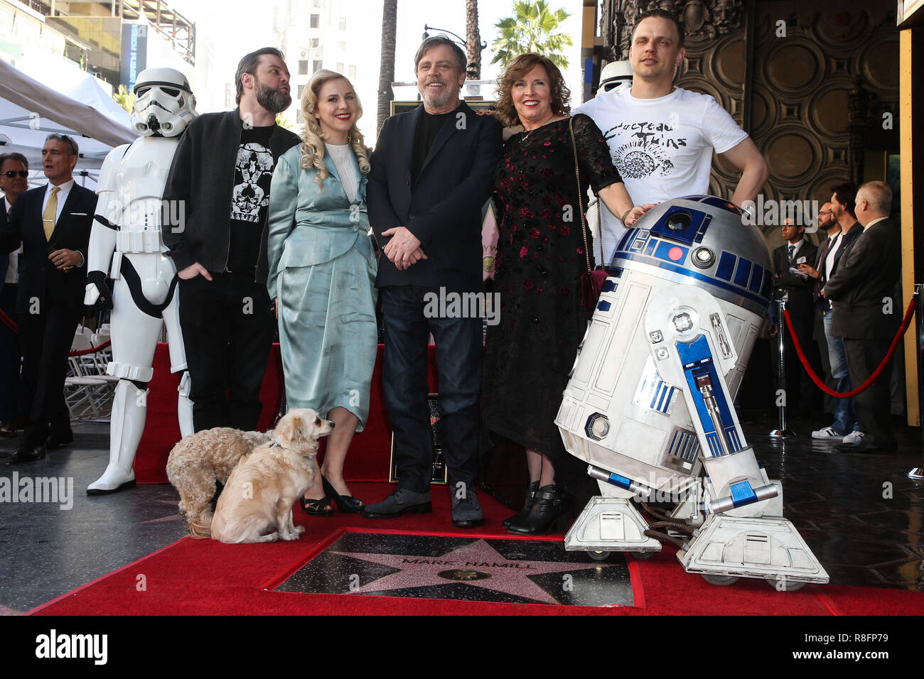 HOLLYWOOD, CA - MARCH 08: Mark Hamill, Marilou York, Chelsea Hamill ...