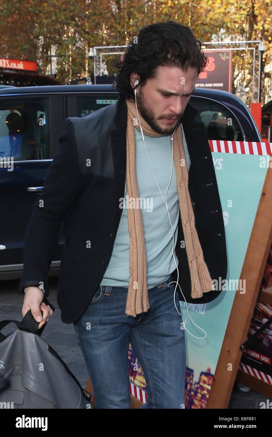 Kit Harington seen arriving at Global studios for radio interviews on ...