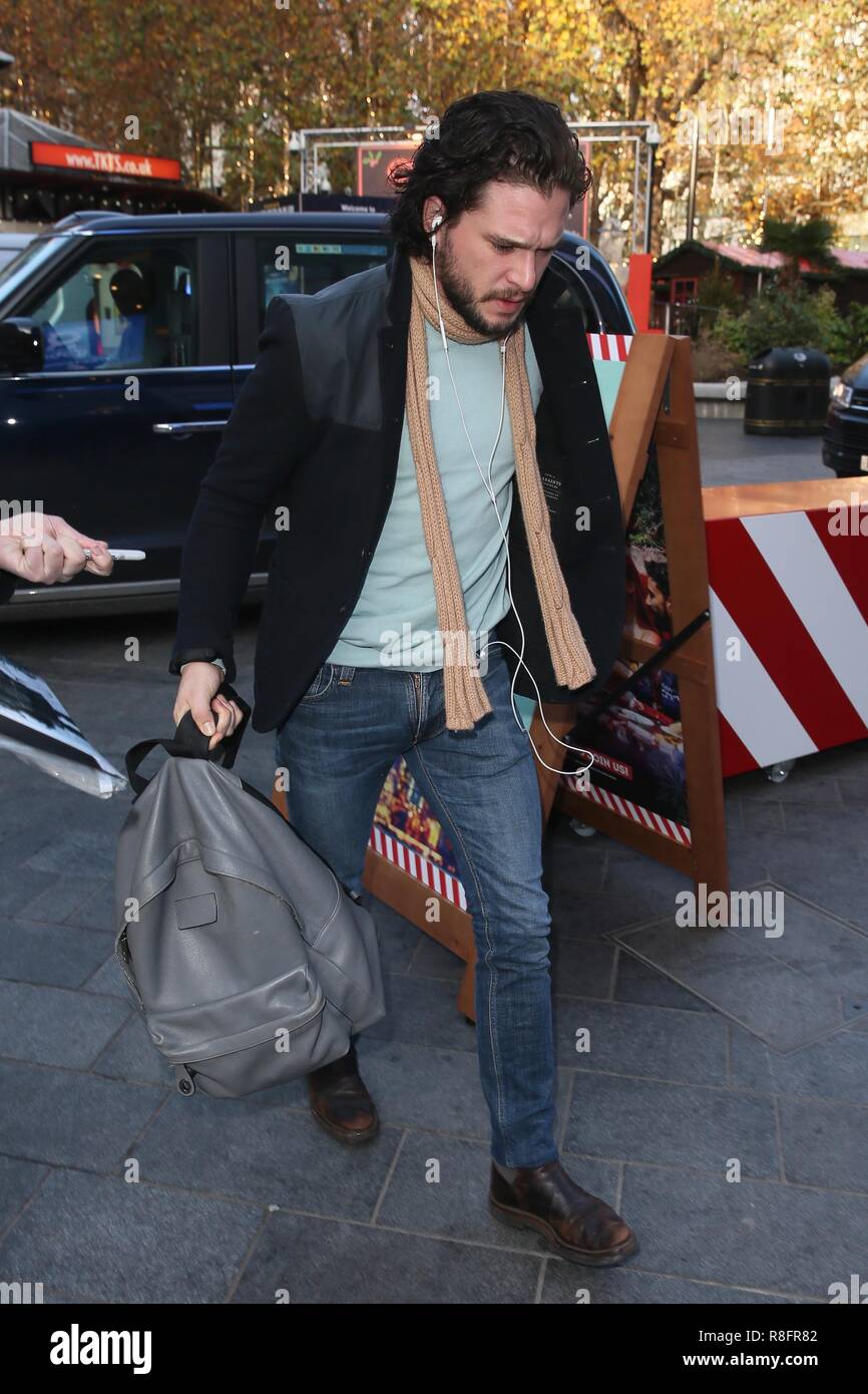 Kit Harington seen arriving at Global studios for radio interviews on ...